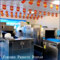 China Commercial Conveyor Dishwasher Fully Automatic High Pressure Spray 500 Racks Per Hour for sale