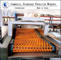 China Stainless Steel Flat Type Dishwasher Catering Automatic Plate Washing Sterilizing Equipment for sale