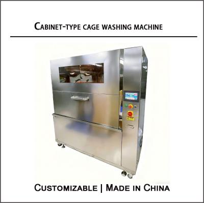 China 304 Stainless Steel Cabinet Type Cage Washing Machine 1200L for Animal Laboratories for sale