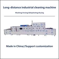 China Industrial Food Factory Fruit Plate Washing Machine 1-3m/min Customizable for sale