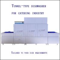 China Intelligent Commercial Dishwasher 304 Stainless Steel 400 Racks Per Hour for Catering Industry for sale