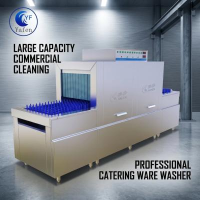 China Intelligent Commercial Dishwasher 5000 Tableware Per Hour for Large Canteens for sale