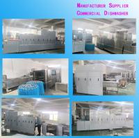 China Long Conveyor Commercial Stainless Steel Dishwasher 5000 Racks Per Hour Automatic Washing Sanitizing Dishwashing Production Line for School Canteens Chain Catering for sale