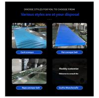 China Custom Commercial Conveyor Belt 600mm Width for Canteen Hotel Tableware Collection and E-commerce Sorting for sale