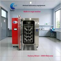 China Walk-in Automatic Cage Washer Integrated Washing Drying for SPF Laboratory IVC Cages Racks 380V for sale