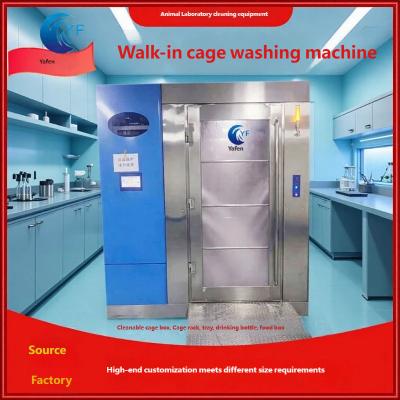 China Walk-In Cage Washer 800L Automatic Rinsing Drying All-in-One Machine GLP Certified for Animal Research Centers for sale