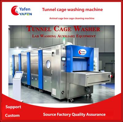 China Large Tunnel Cage Washer 500 Cages/Hour Lab Animal Cleaning Equipment for sale