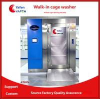 China Animal Laboratory Walk In Cage Washer 1200L High Pressure Tunnel Cage Washer for sale