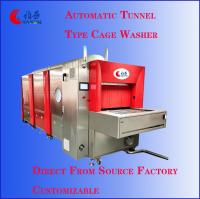 China Laboratory Tunnel Cage Washing Machine Continuous Washer Disinfector for Animal Rat Rabbit Cages 1200mm Width for sale