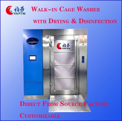 China Large Capacity Walk In Cage Cleaning Machine Fully Automatic For Animal Laboratories for sale