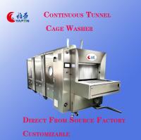 China Stainless Steel Continuous Animal Laboratory Washer 300 Cages Per Hour High Temperature Disinfection for sale