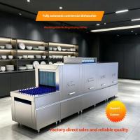 China Large Long-Type Commercial Dishwasher 6.2m Customizable for High-Volume Washing Disinfection Drying for sale