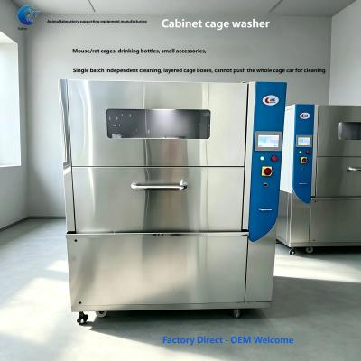 China Customizable Cabinet-Style Cage Washer Made of 304 Stainless Steel for Rabbit Cages and Water Bottles in Animal Laboratories for sale