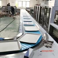 China Stainless Steel Heavy Duty Slat Conveyor Line Industrial Chain Slat Conveyor for sale