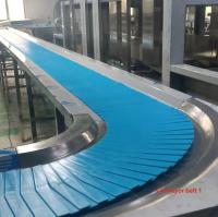 China Stainless Steel Heavy Duty Slat Conveyor Line Industrial Chain Slat Conveyor for sale