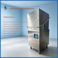 China ommercial Downward-Rolling Dishwasher with 304 Stainless Steel Mesh Conveyor Belt, Equipped with a Grind-and-Soak Pool for Large Cafeterias for sale