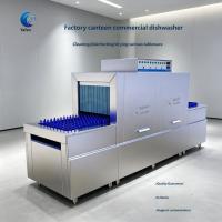 China Group Catering Dishwasher for Schools and Factories, Automatic Dishwashing Assembly Line with High‑Temperature Disinfection for sale