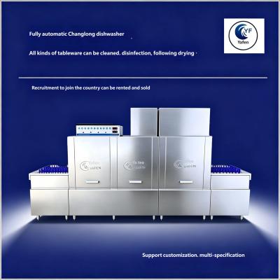 China Electric Heating Commercial Dishwasher 77KW 380V Large Kitchen Equipment for sale
