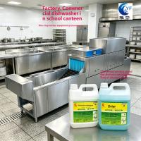 China Commercial Dishwasher with Soaking Tank, Pre-soak Cycle, Integrated Soaking Pool, Long-line Dishwasher for School and Hotel Tableware Cleaning Equipment for sale