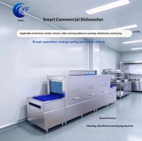 China Yafeng Semi-Embedded Commercial Dishwasher with Soaking and Debris Removal Basin, Large Cafeteria Fully Automatic Tableware Washer for sale