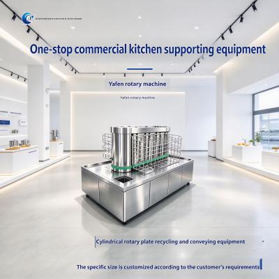 China Supporting Tableware Conveyor Rotary Machine, Auxiliary Recycling Equipment for Commercial Dishwasher for sale