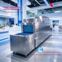 China Factory Direct Flight Type Commercial Dishwasher Automatic Tunnel Conveyor Dishwasher with Sterilization & Drying for Canteen Hotel Central Kitchen for sale