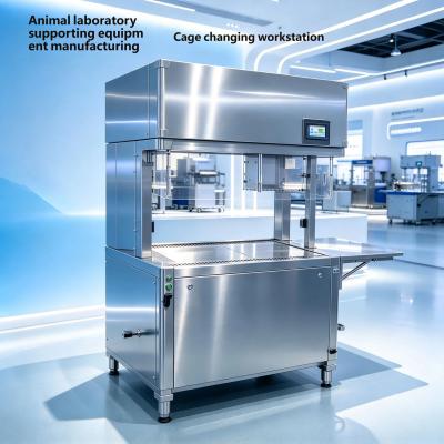 China Dual Sided Animal Cage Change Station Vivarium Cage Changing Workstation for Mice Rat for sale