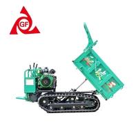 China Light Duty Mining Dumper GF1000 Rubber Track Carrier 1 Ton 1.5 Ton Maximum Load Plantation Transport for sale