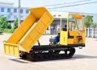 China Self Loading Construction Machinery 4 Tons 37kw 2200R/Min Engine Power GF4000 Tracked Dumper Palm Farm Dump Transporter Popular in Indonesia for sale