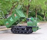 China Light Duty Mining Dumper GF1000 Rubber Track Carrier 1 Ton 1.5 Ton Maximum Load Plantation Transport for sale