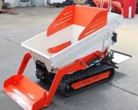 China 500KG Gasoline Powered Mini Dump Crawler Track GF500A All Terrain Garden Farm Construction Transport for sale