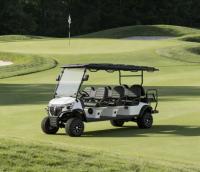 China Ultra Capacity 8-Person Golf Cart With Clear Acrylic Windscreen Various Colors Available for sale