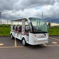 China Good Quality Dual-output Speed-sensitive Steering System 8 Seats Shuttle Bus for sale