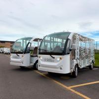 China 8 Seats Sightseeing Bus For Shuttle With Electric Power - Assisted Steering, Ensuring Flexible And Precise Control for sale