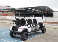 China 6 Seat Solar Powered Golf Cart High Efficiency Solar Panel Roof Electric Golf Buggy For Golf Course Resort Hotel for sale