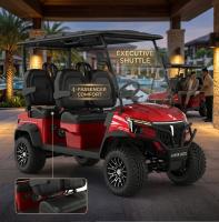 China Luxury L4 Series 4 Seats Electric Golf Cart 72V 150Ah Lithium Battery 140km Long Range Double Wishbone Suspension for sale