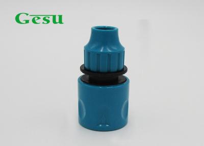 China Home Car Washing Plastic Garden Hose Connectors Quick Release Light Blue for sale