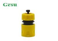 China Plastic Quick Connect Garden Hose Fittings With Water Stop / OPP Bag for sale