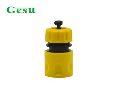 China Plastic Quick Connect Garden Hose Fittings With Water Stop / OPP Bag for sale