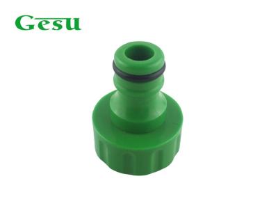 China Female Thread Garden Hose Tap Connector For Lawn Irrigation Green Color for sale