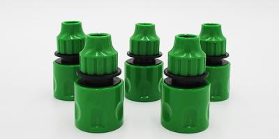 China 3/8 Inch Quick Connect Garden Hose Fittings , PP Garden Hose Tap Connector for sale