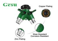 China Universal Y Hose Fitting Garden Hose Tap Connector Fits With Outdoor Faucet for sale