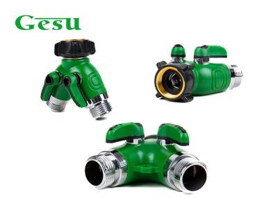 China Heavy Duty Y Shaped Hose Connector Metal Body Washing Machine Y Piece for sale
