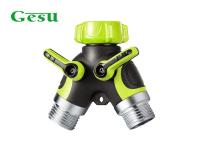 China Zinc Alloy Body 2 Way Y Hose Connector For Garden Sturdy Construction for sale