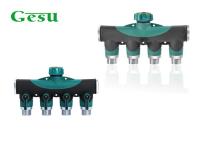 China ANSI Thread Standard 4 Way Garden Hose Splitter Zinc Hose Connector for sale