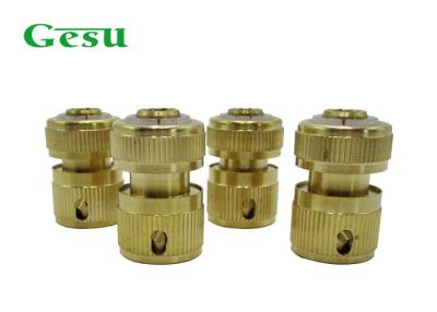China PVC Pipe 1/2 Inch Brass Garden Hose Connectors With PP Plastic Washer for sale