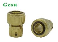 China Brass Quick Connect Garden Hose Fittings / Brass Water Hose Connectors for sale