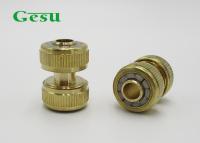 China Hose Repair Brass Garden Hose Connectors , Brass Hose Mender 12mm Long Life for sale