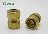 China Water Hose Mender Brass Garden Hose Connectors With 3/4 Inch PVC Hose Repair for sale