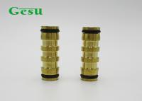 China Garden Hose Quick Coupler Brass Hose Pipe Connectors Scratch And Frost Resistant for sale